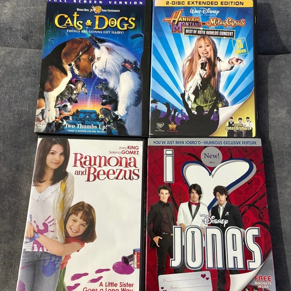 Media | Barbie Monster High Disney Dvd Lot Hannah Montana Jonas My ...